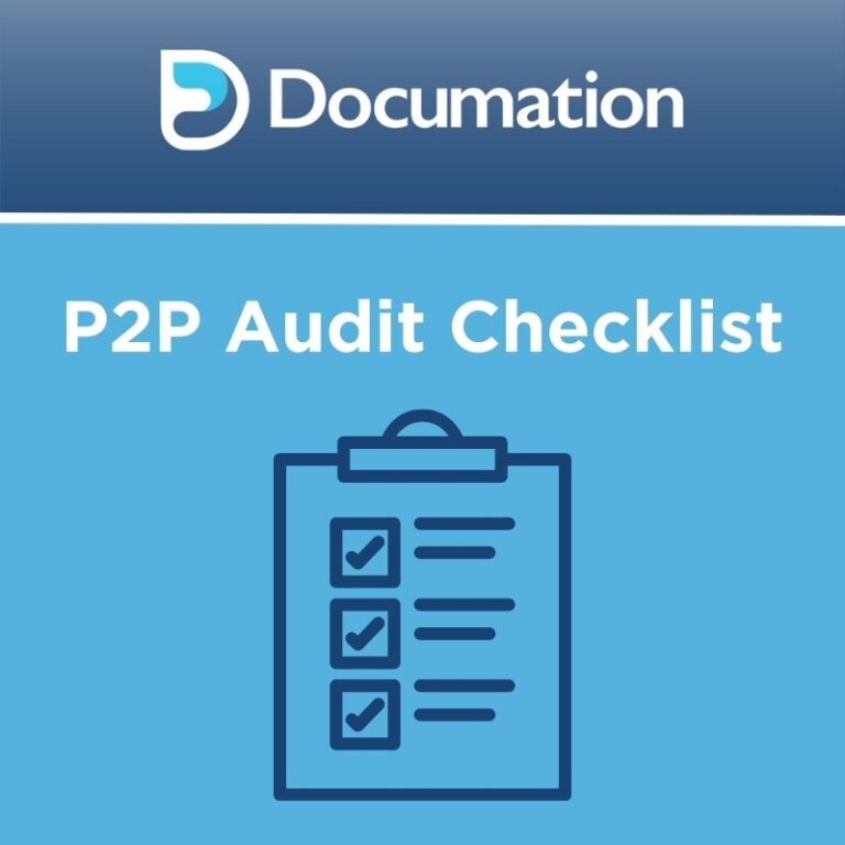 P2P Process Internal Audit Checklist - Documation